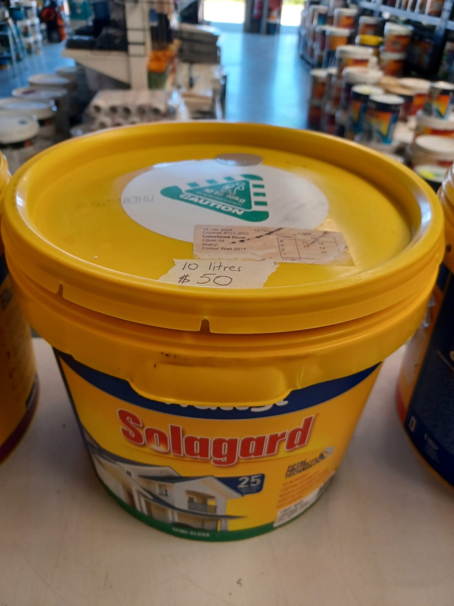 Wattyl Solagard - Colorbond Dune - 10 litres for $50 - Darryls Discount ...