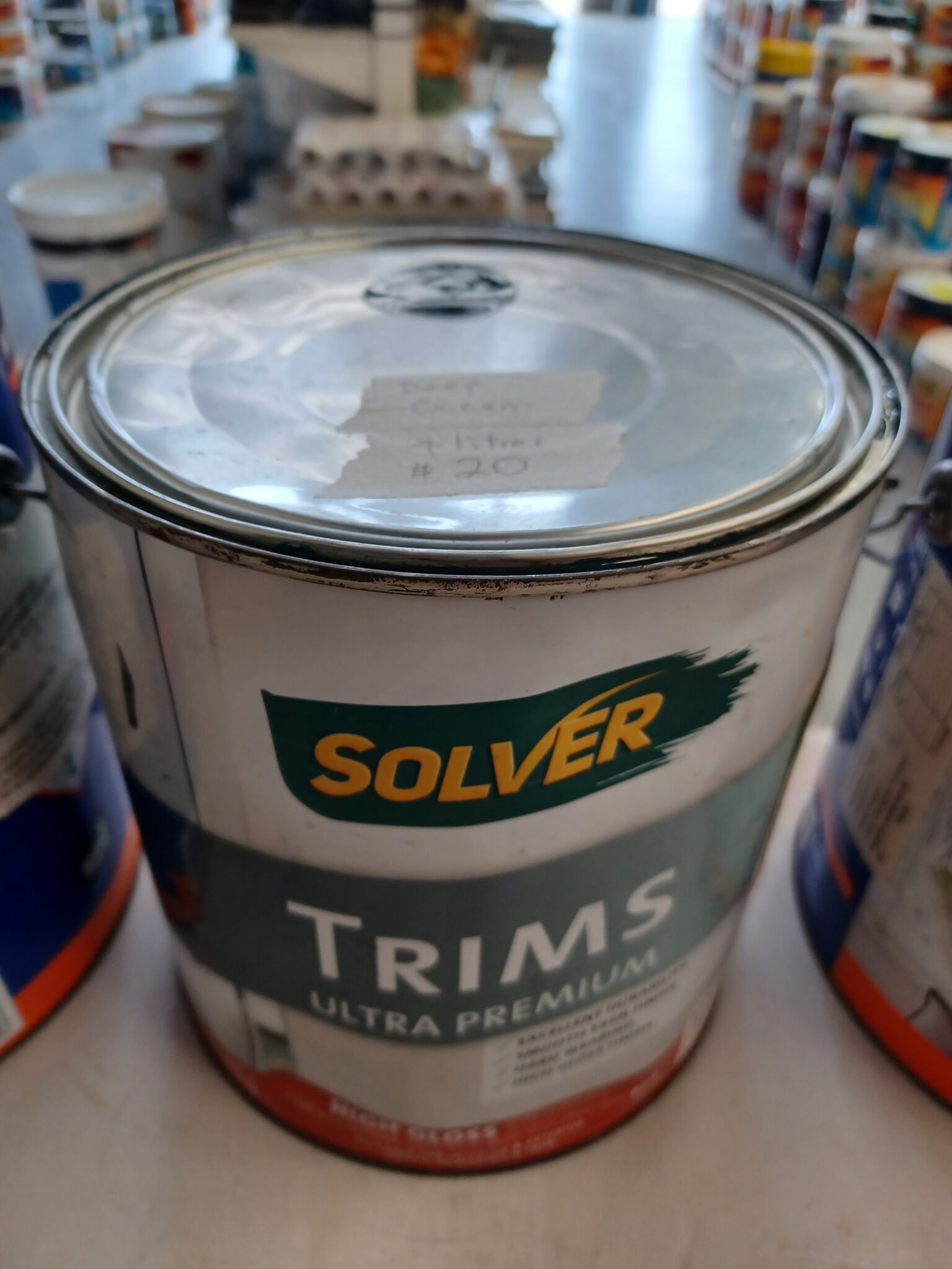 Solver Trims Oilbased - Deep Ocean - 4 litres for $20 - Darryls ...